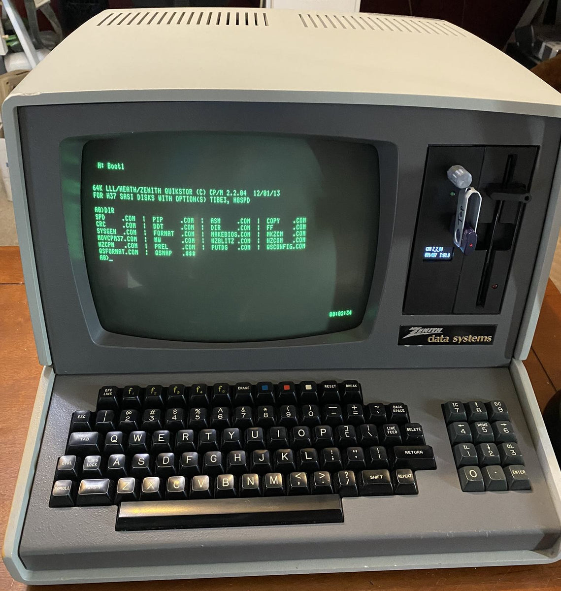 Zenith Z89 with Gotek drive – Bonus Life Computers
