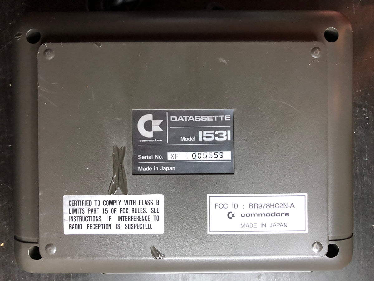 Commodore 1531 Cassette Tape Drive – Bonus Life Computers
